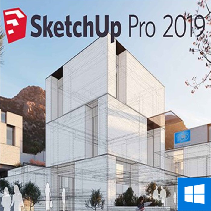 SketchUp Pro 2019 for Win 64Bit BUNDLE V-RAY LIBRARY ELEMENT [DVD ...