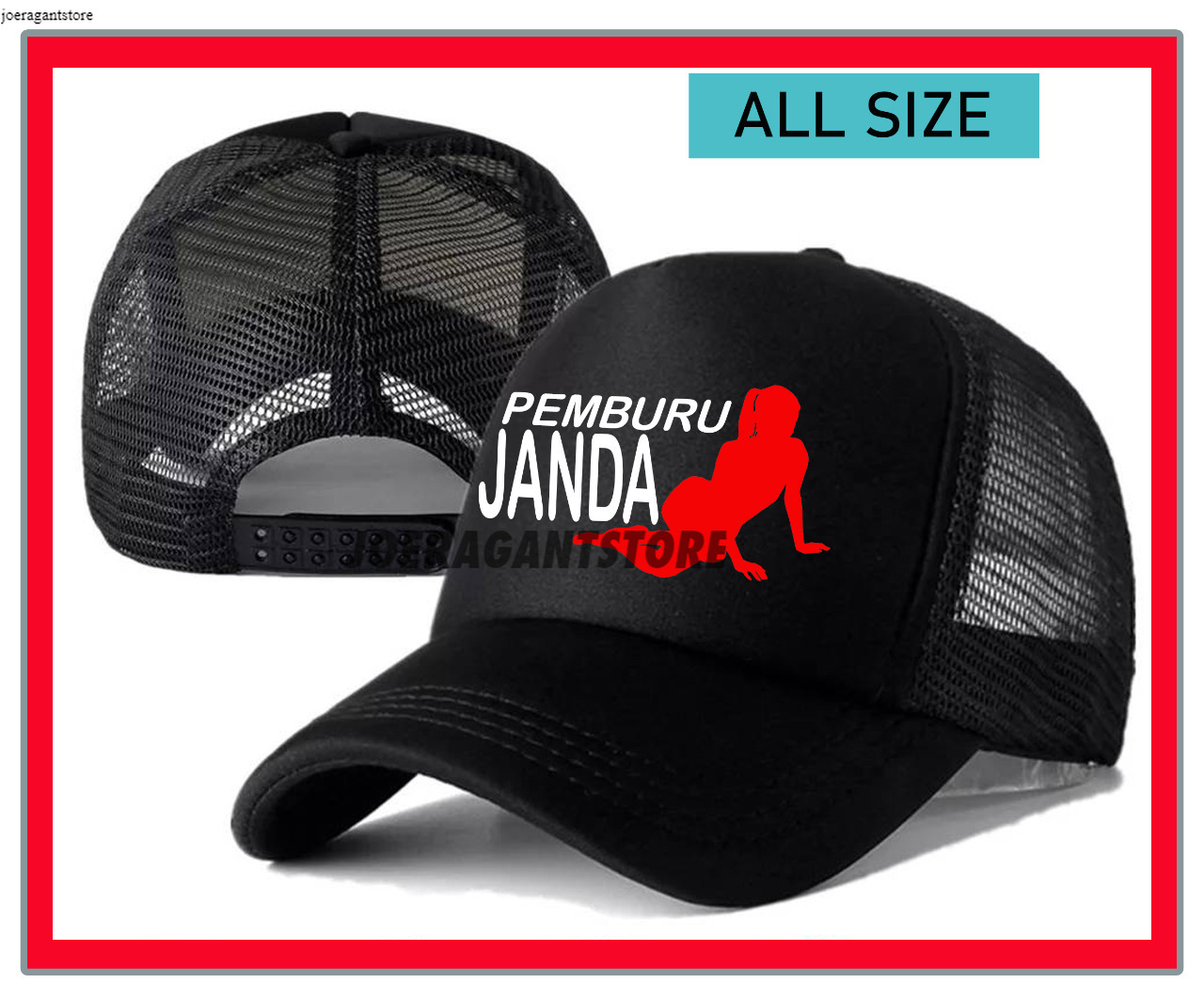 TOPI TRUCKER JARING PRIA DEWASA TERBARU 2021 DESIGN GAMBAR KEREN LOGO ...