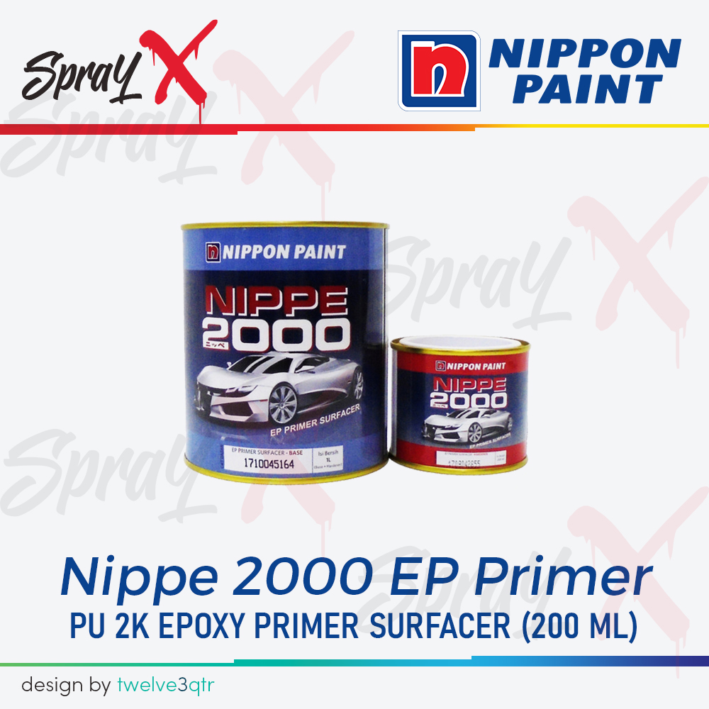 NIPPE 2000 EP PRIMER SURFACER + HARDENER 200 ML | Lazada Indonesia