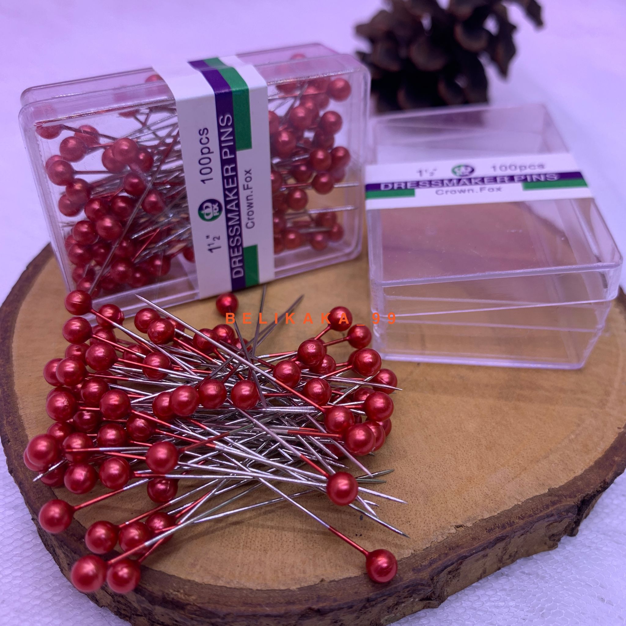 JARUM PENTUL BESAR STAINLESS STEEL BOK MIKA MUTIARA ANTI KARAT / JARUM ...