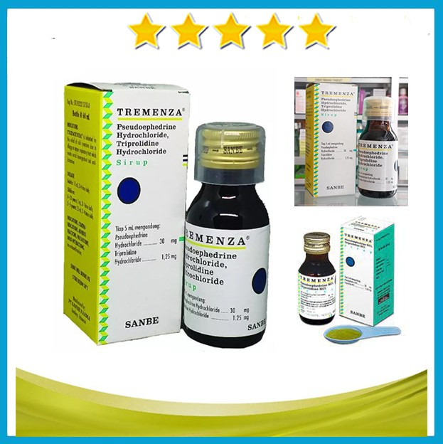 Tremenza Sirup 60 mL | Syrup Obat Flu Alergi ISPA Pilek Anak & Dewasa ...