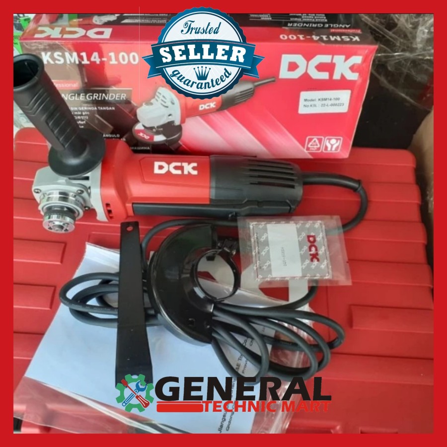 DCK KSM14-100 mesin gerinda tangan 4 inch angle grinder PADDLE SWITCH | Lazada Indonesia