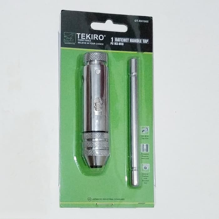 Tekiro gagang handle tap rachet M3-M10 tekiro - pegangan hand tap M3 ...