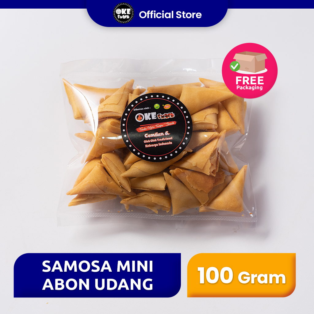 Oke Snack - Samosa Mini Abon Udang | Lazada Indonesia