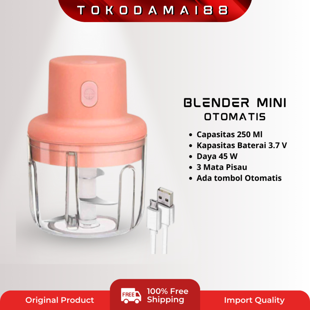 Blender Mini Portable Penghalus Bumbu Dan Makanan Bayi | Lazada Indonesia