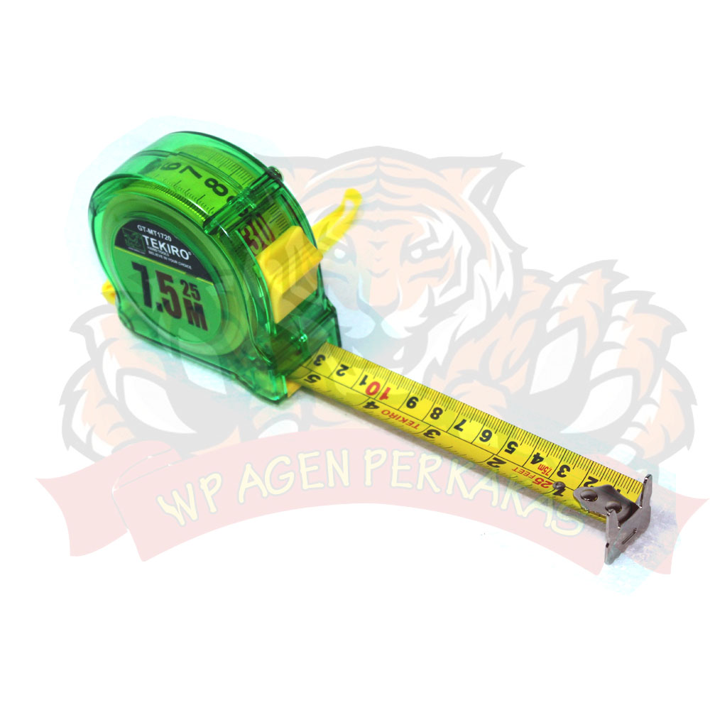 TEKIRO METERAN TRANSPARAN 7.5 METER /METERAN / TOOLS - ALAT PERKAKAS ...