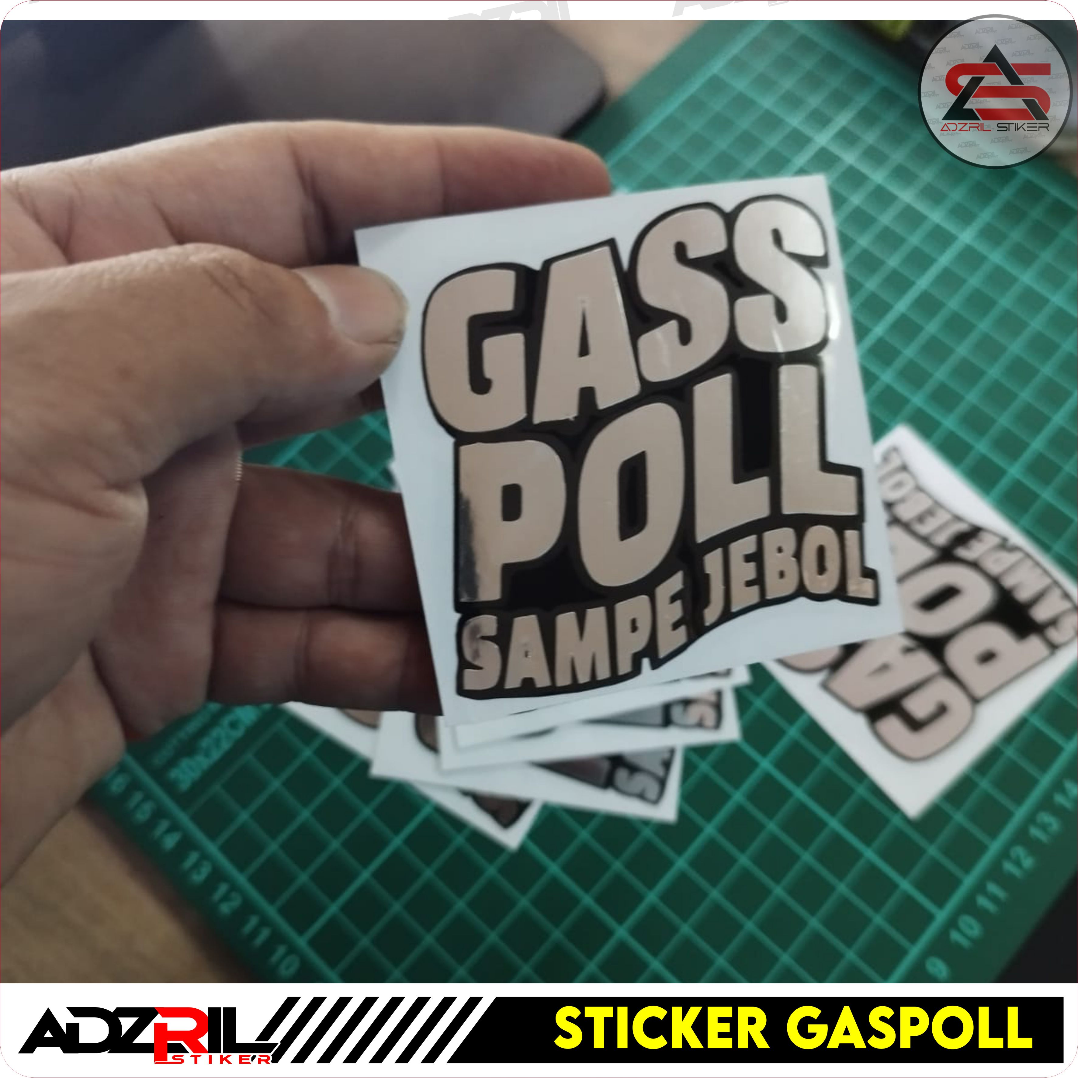 STICKER CUTTING GASPOLL SAMPE JEBOLL/ STICKER MOTOR / STIKER WINSIL ...