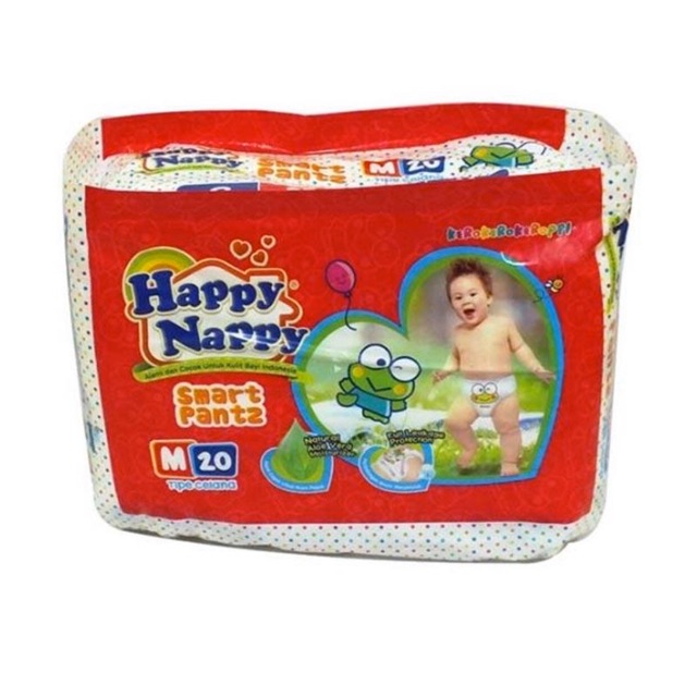 Pampers bayi Happy Nappy Smart Pants M 20 | Lazada Indonesia