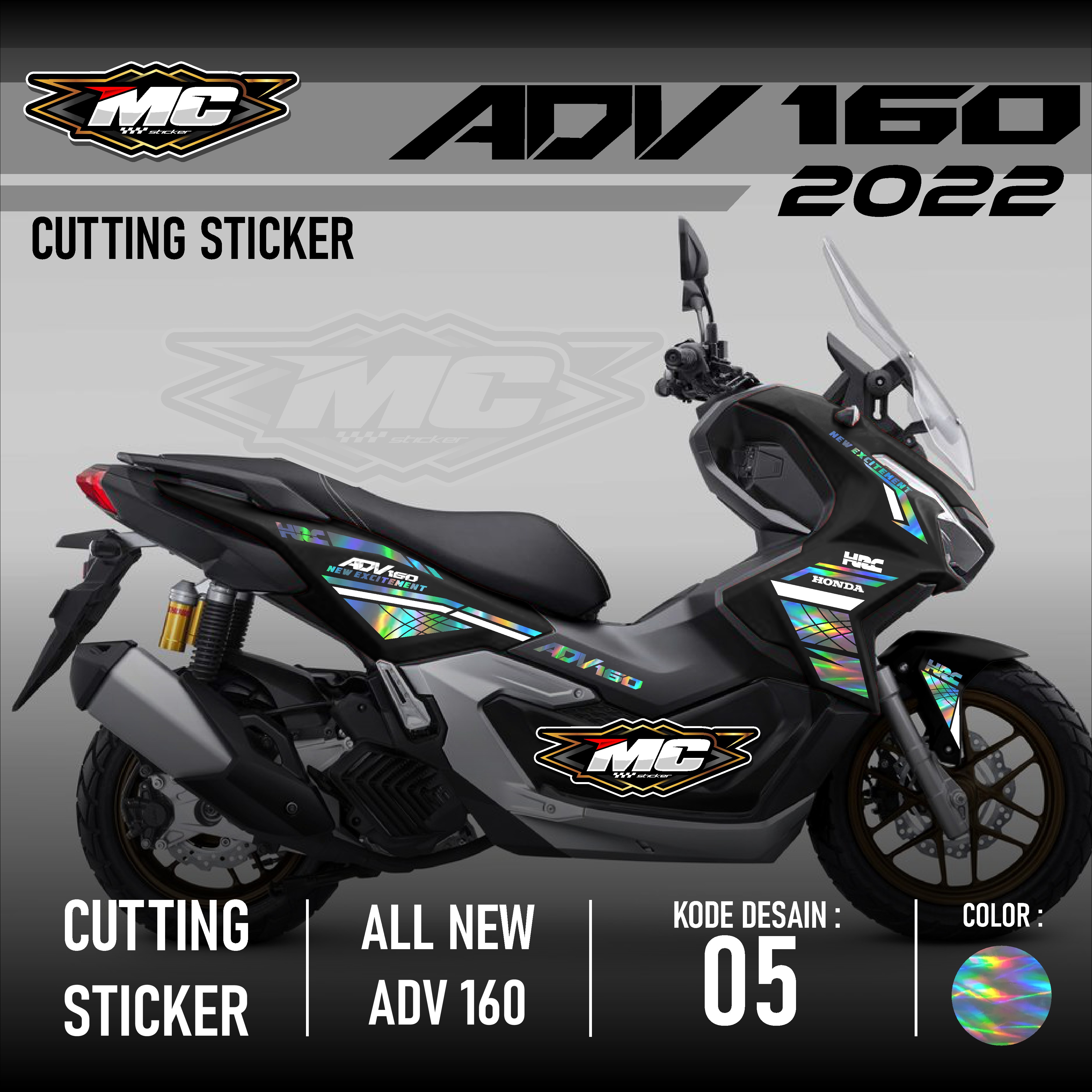 MC CUTTING STICKER ADV - Sticker Cutting ADV 160 Aksesoris Motor ADV ...