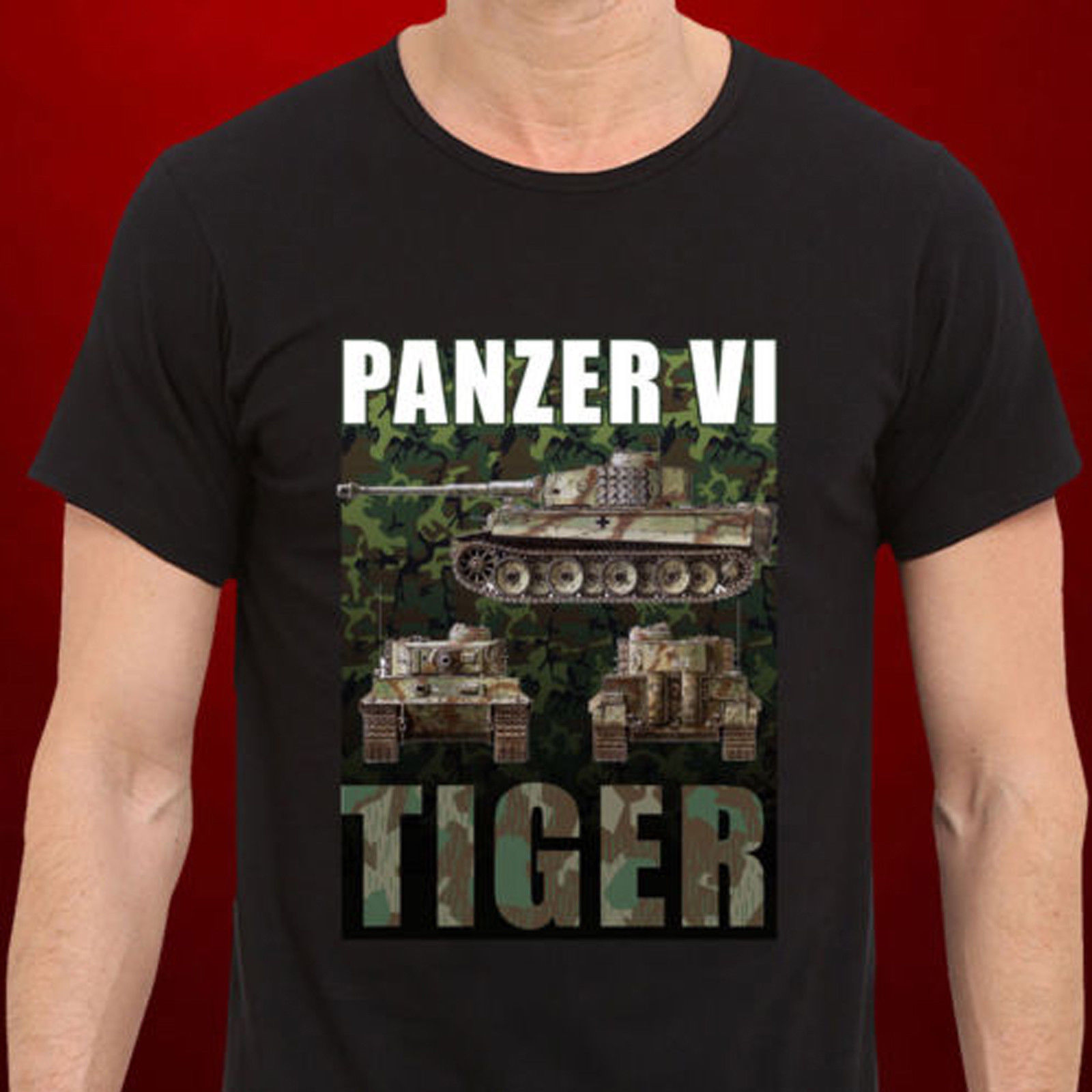 Tshirt PANZER VI German Tiger Tank WWII | Lazada Indonesia