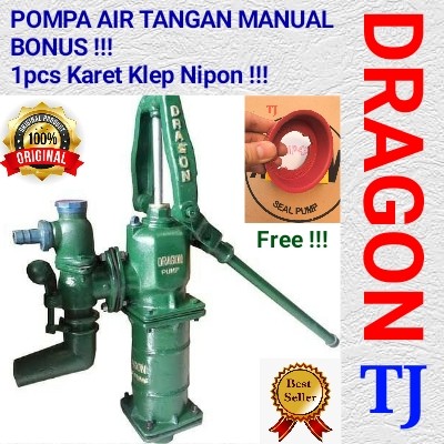 DRAGON 1 set - pompa air tangan manual DRAGON biru | Lazada Indonesia
