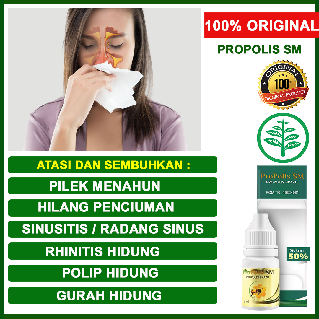 Obat Tetes Herbal Pilek Menahun, Obat Hilang Penciuman, Sinusitis ...