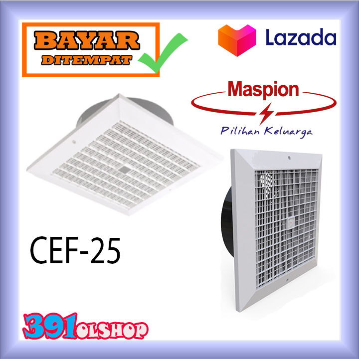 Exsos Fan / Maspion Ceiling Exhaust Fan 10 inch CEF-25/Kipas Angin ...