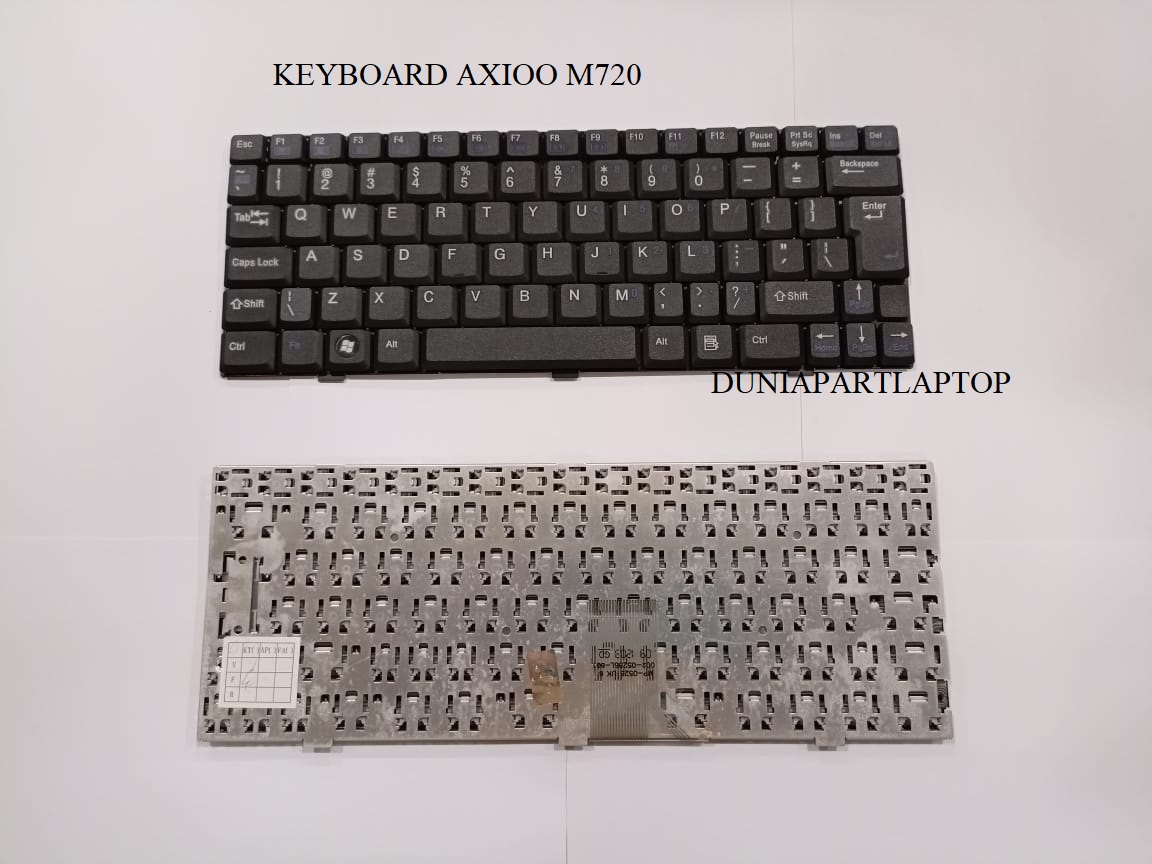 Keyboard Axioo M720, M72sr, Axioo CLW, Axioo MLC -BLACK ORIGINAL ...
