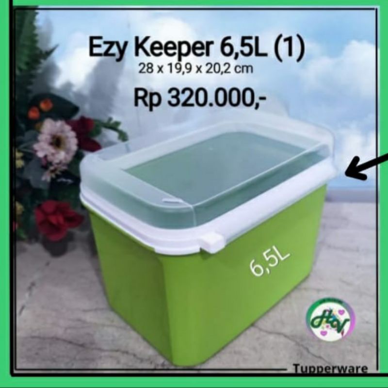 Tupperware Ezy Rectangular Keeper 6.5L | Lazada Indonesia