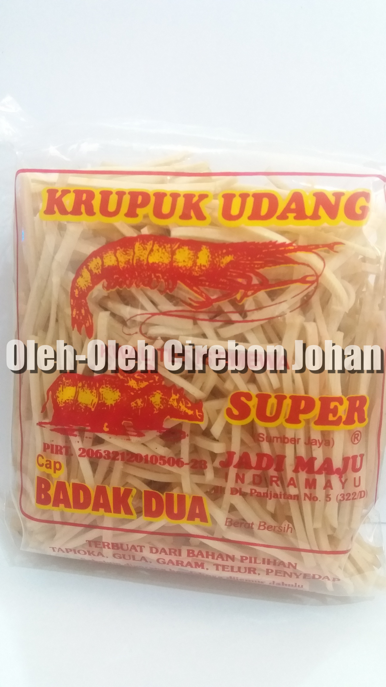 Kerupuk / Krupuk Stik Udang dan Ikan cap Badak Dua 500gr | Lazada Indonesia