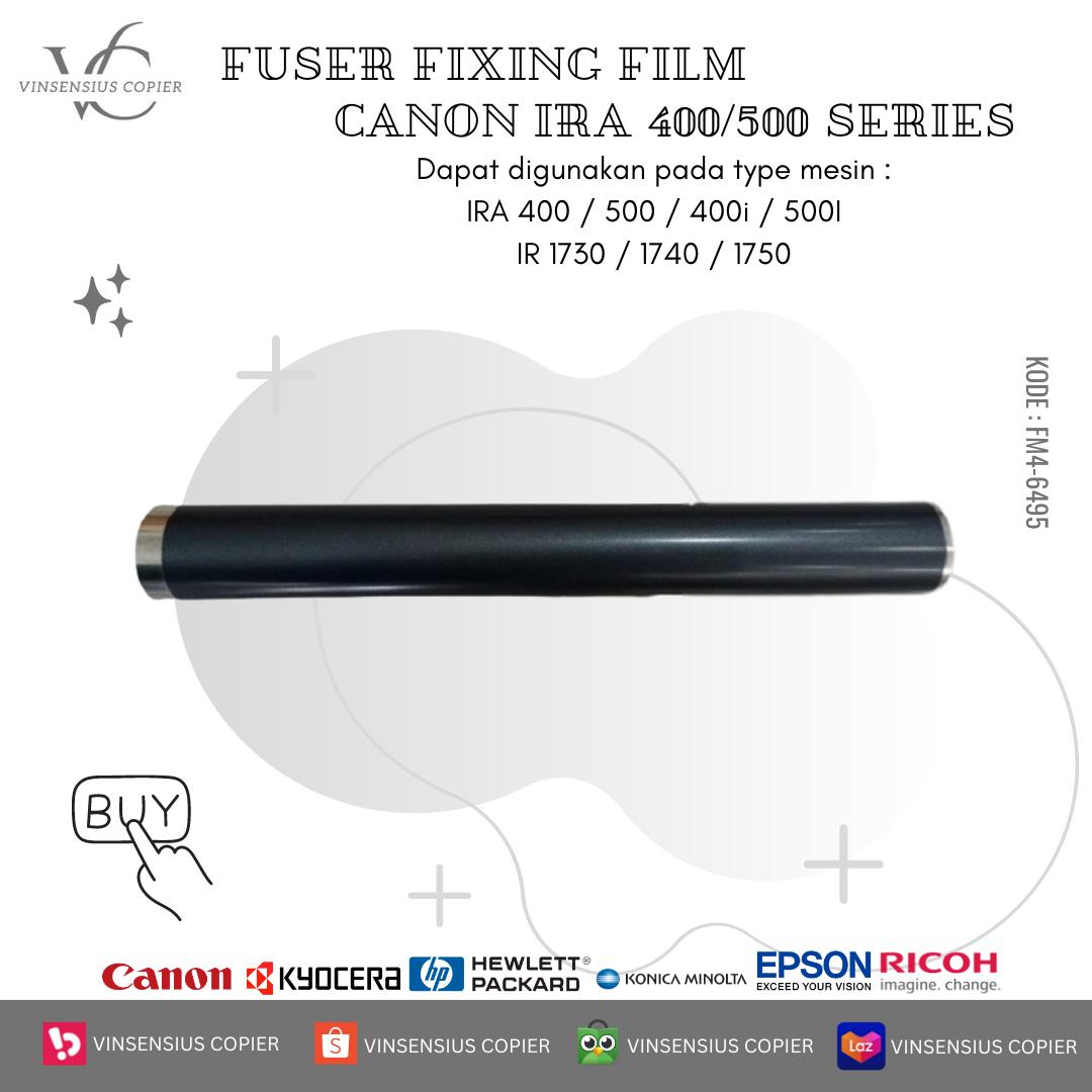 Fixing Film Sleeve Canon IRA 400/500/400i/500i / IR 1730/1740 | Lazada ...