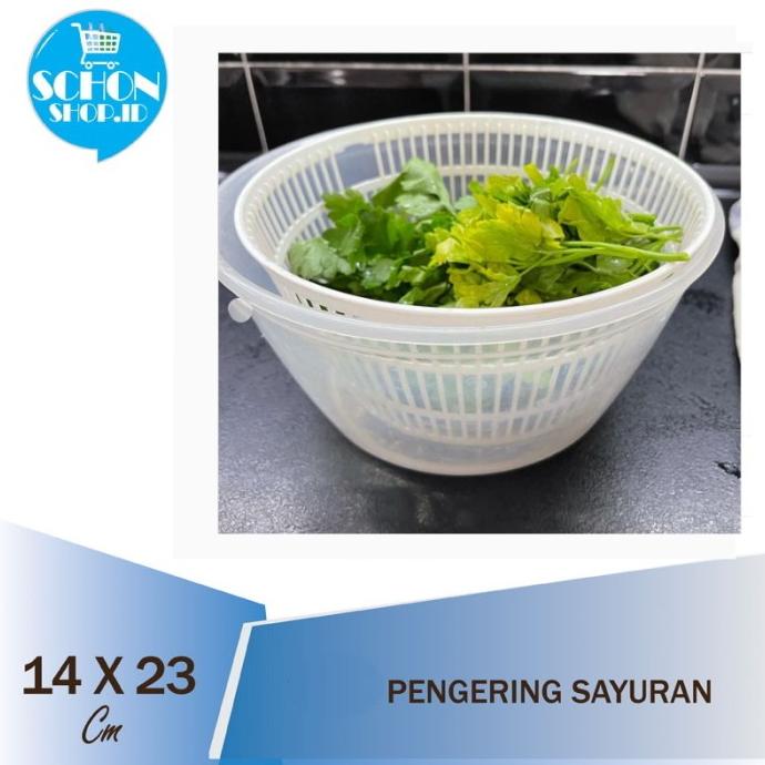 [QUALITY BRAND] ALAT VEGETABLE SALAD SPINNER WASHER CUCI PENGERING ...