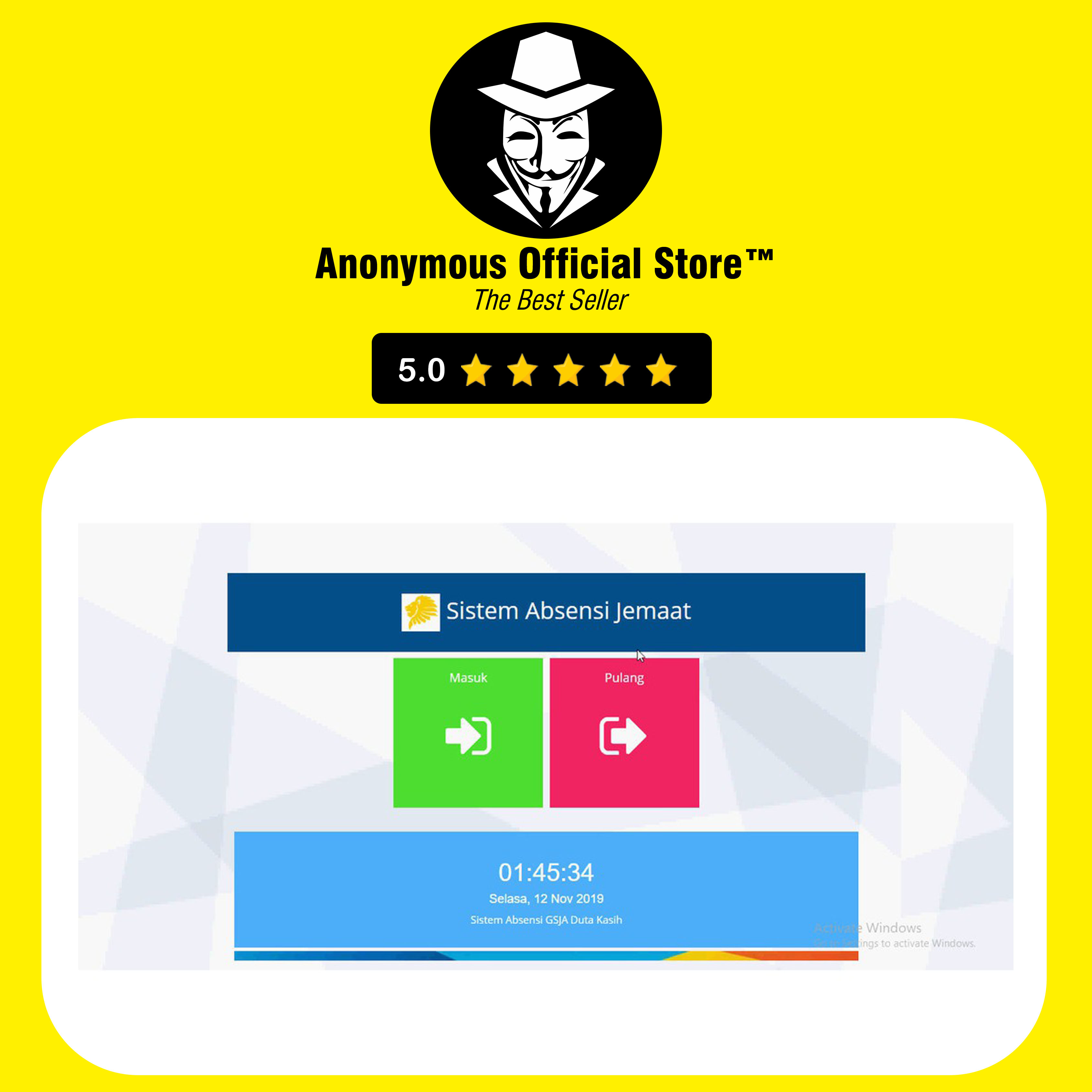 APLIKASI BERBASIS WEB SISTEM ABSENSI SCAN BARCODE QR KARYAWAN HRD HRIS ...