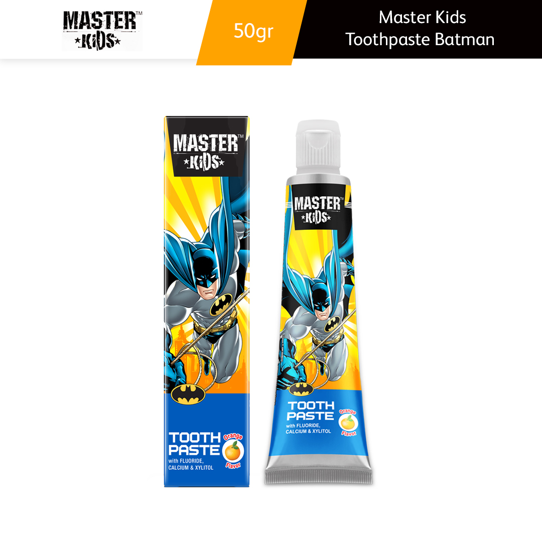 Master Kids Toothpaste Batman Tube 50gr | Lazada Indonesia