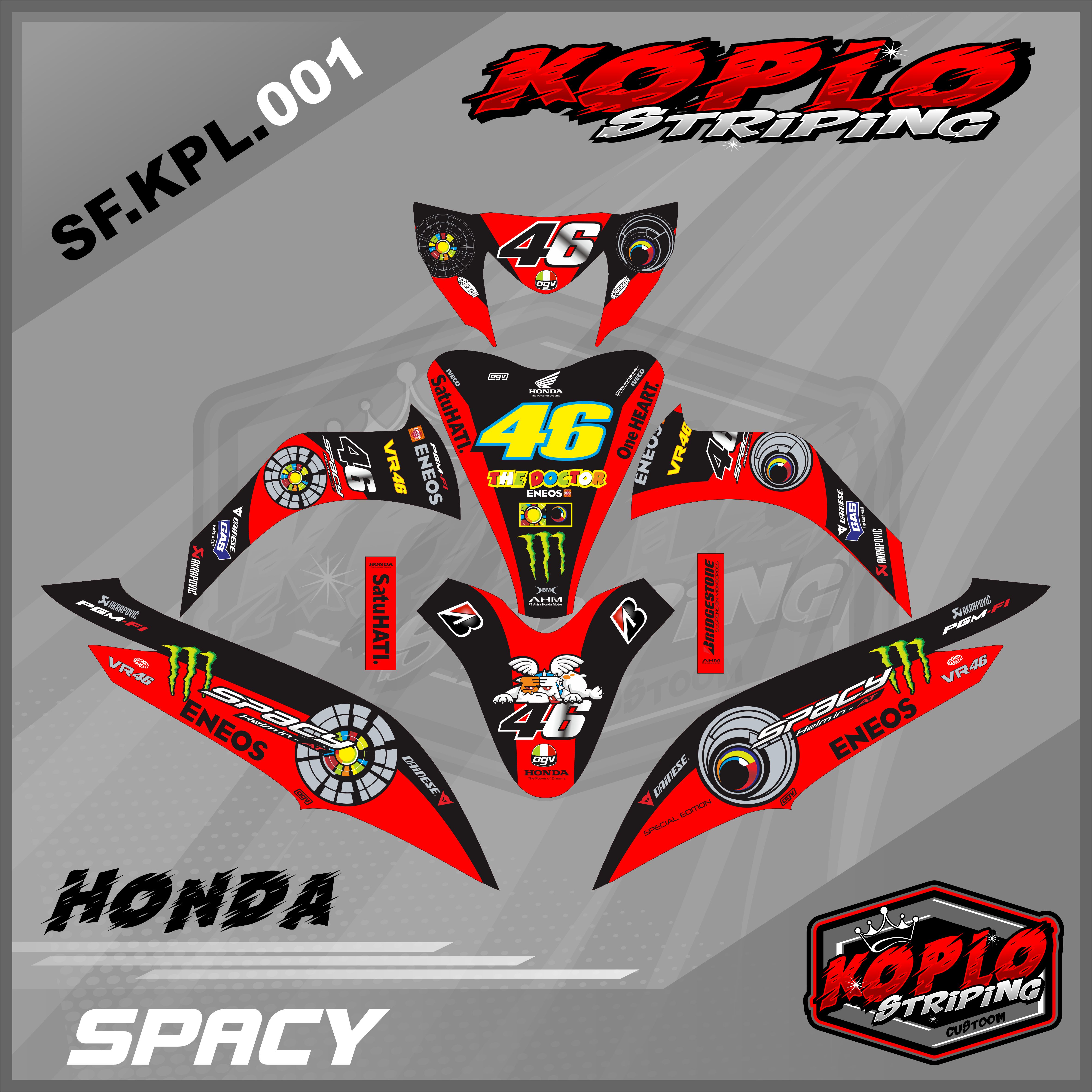 Sticker Decal Full Body SPACY - Sticker Decal Full Body SPACY . KPL 001 | Lazada Indonesia