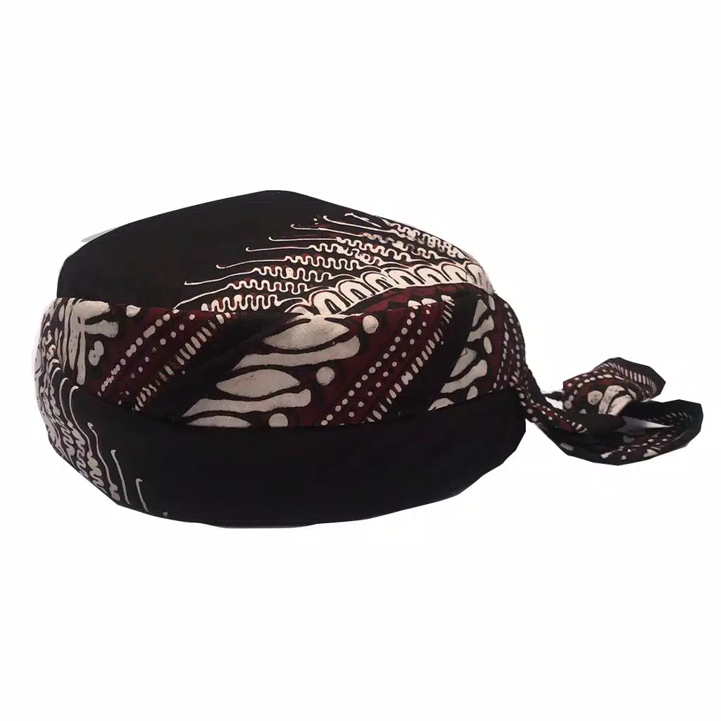 Peci Batik Jogokariyan Motif D Kopiah Parang Kumitir \[Hitam]\ Kopeah ...