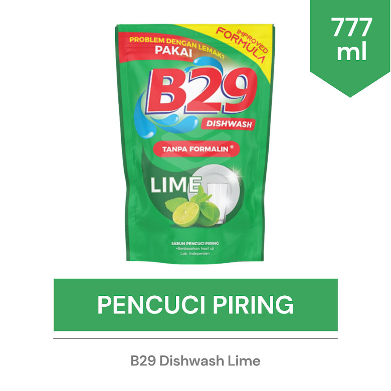 B29 Liquid Dishwash 777ml LIME Sabun Piring | Lazada Indonesia