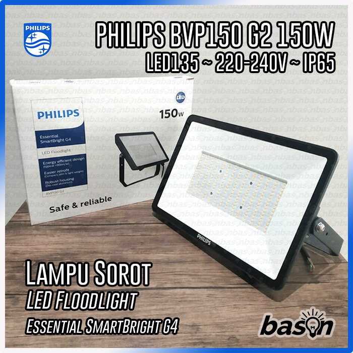 PHILIPS BVP150 150W 220V SWB LED Flood Light - Lampu Sorot IP65 | Lazada Indonesia