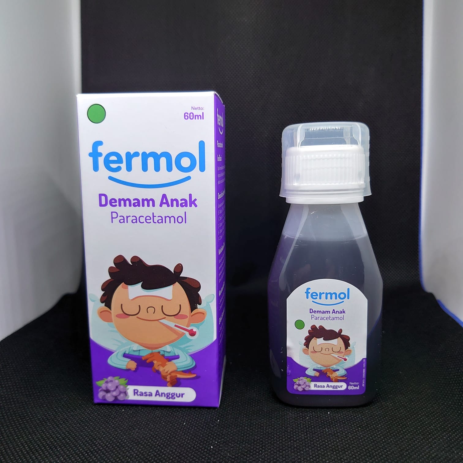 Fermol Demam Anak Sirup Rasa Anggur 60 ml | Lazada Indonesia