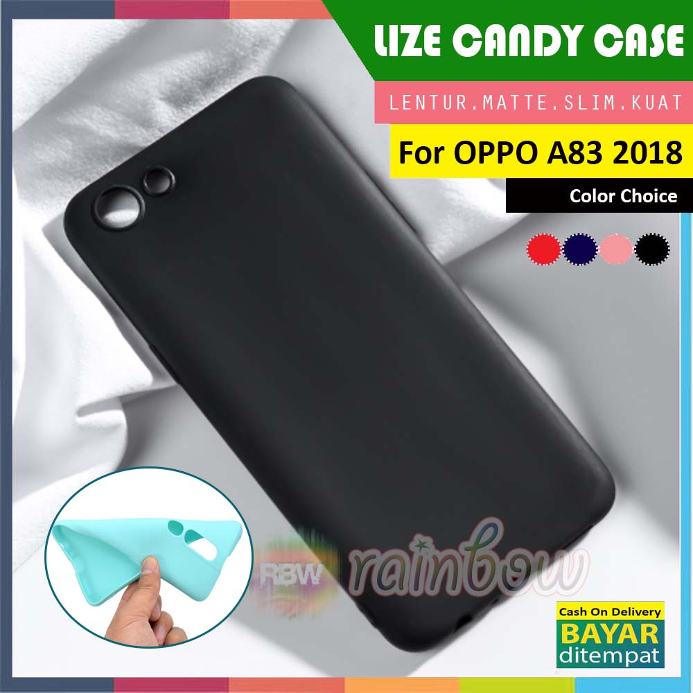 Lize Candy Case Oppo A83 Case Soft Case Matte Slim Matte Silikon ...