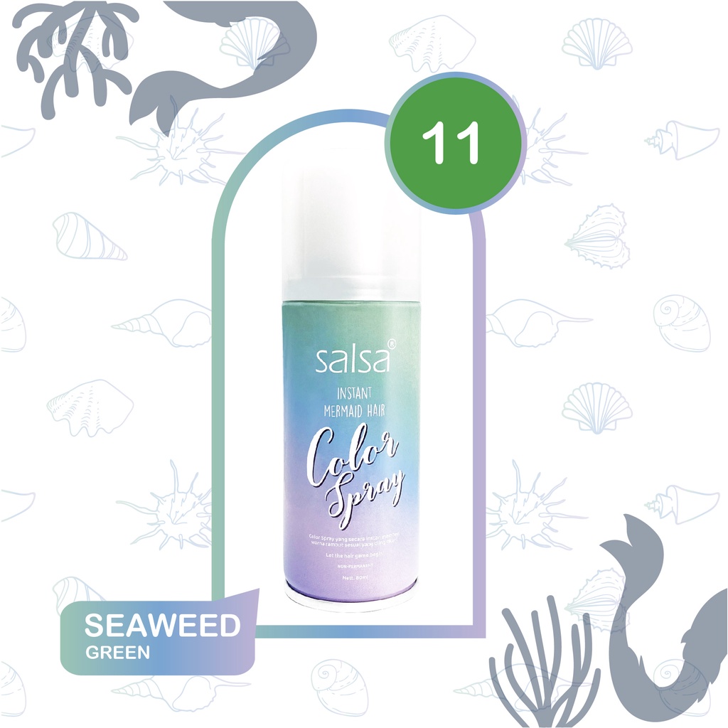 SALSA Instant Mermaid Hair Color Spray 80ml | Lazada Indonesia