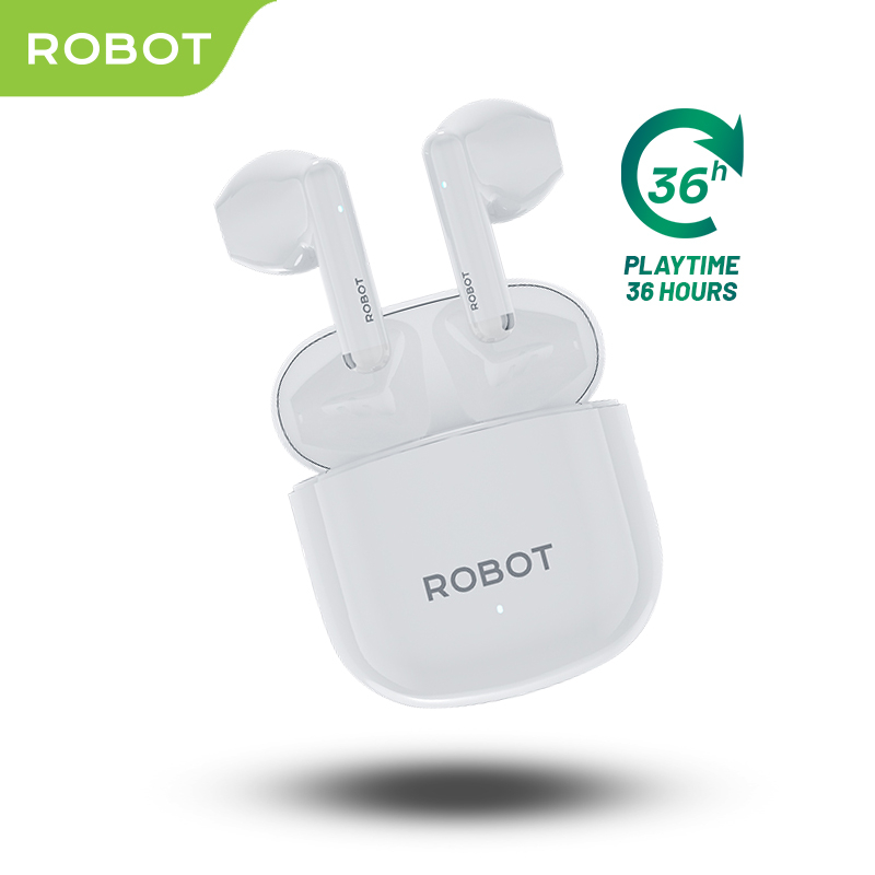 Robot Wireless Earphone Airbuds T60 Original TWS Bluetooth Garansi 1 ...