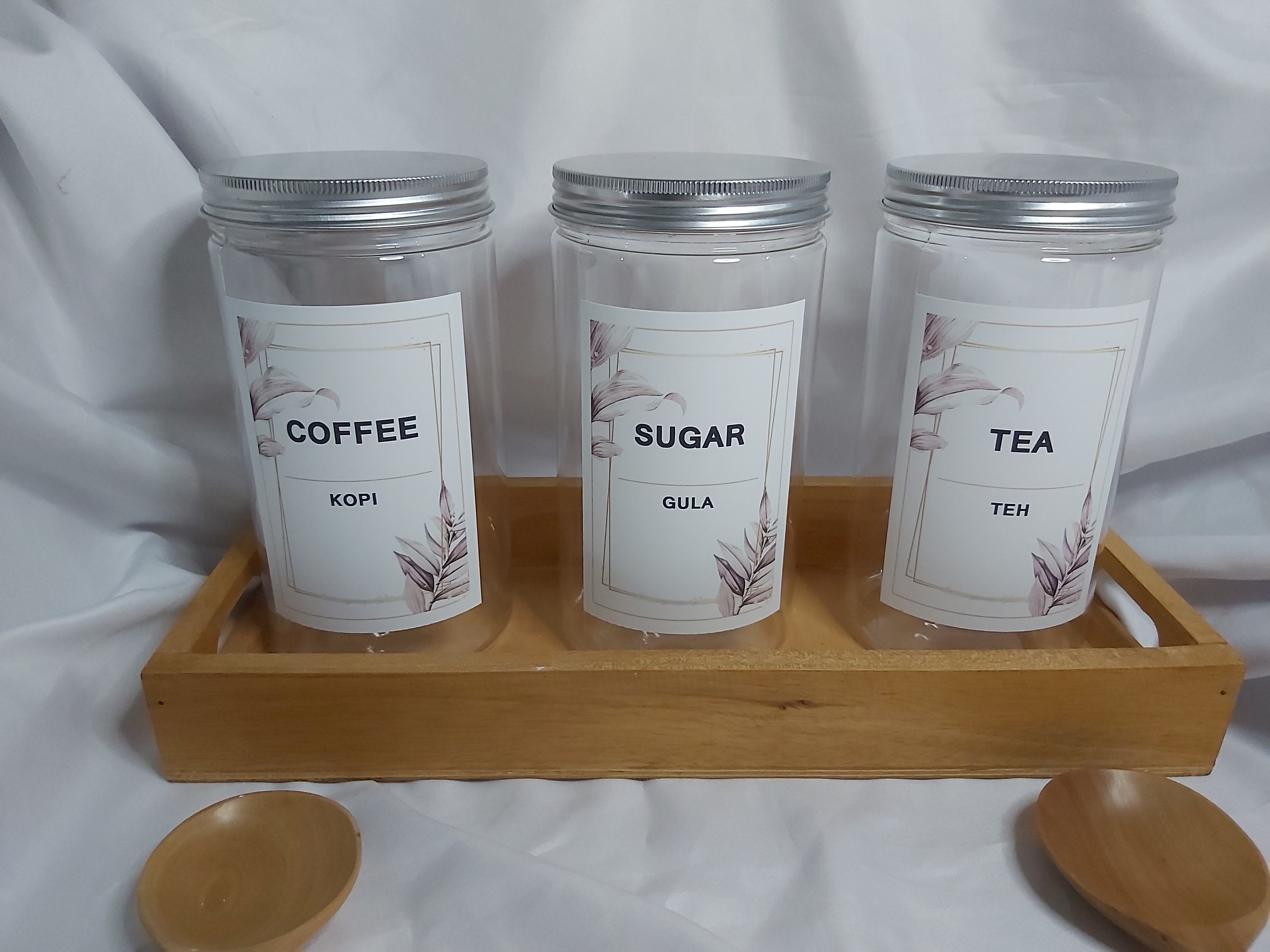 TOPLES GULA TEH KOPI SET AESTHETIC/TEMPAT KOPI GULA TEH/ALUMINIUM ...