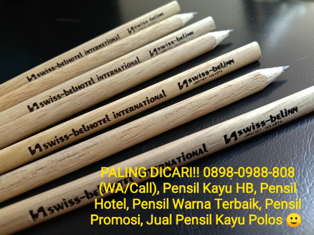 PENSIL KAYU HOTEL POLOS Pensil Logo Murah Pensil HB Pensil Promosi ...