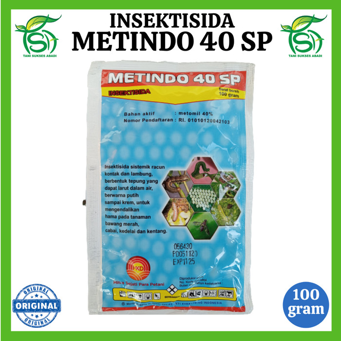 Insektisida METINDO 40 SP (100 gram) - Obat Sistemik Untuk Hama Ulat ...