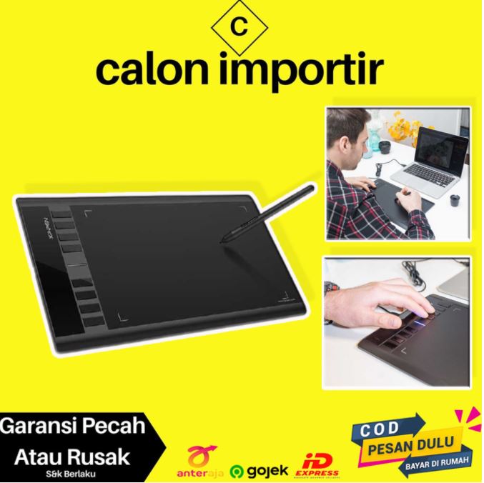 Tablet Digital Drawing Mangaka Anime Kartun Graphics PAD Roller Key ...