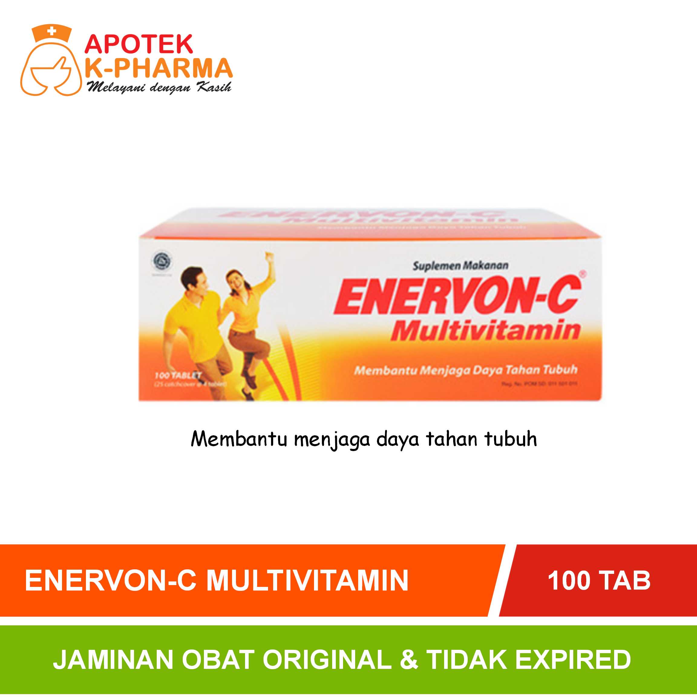 Enervon C Box Isi 100 Tablet Original Darya Varia | Lazada Indonesia