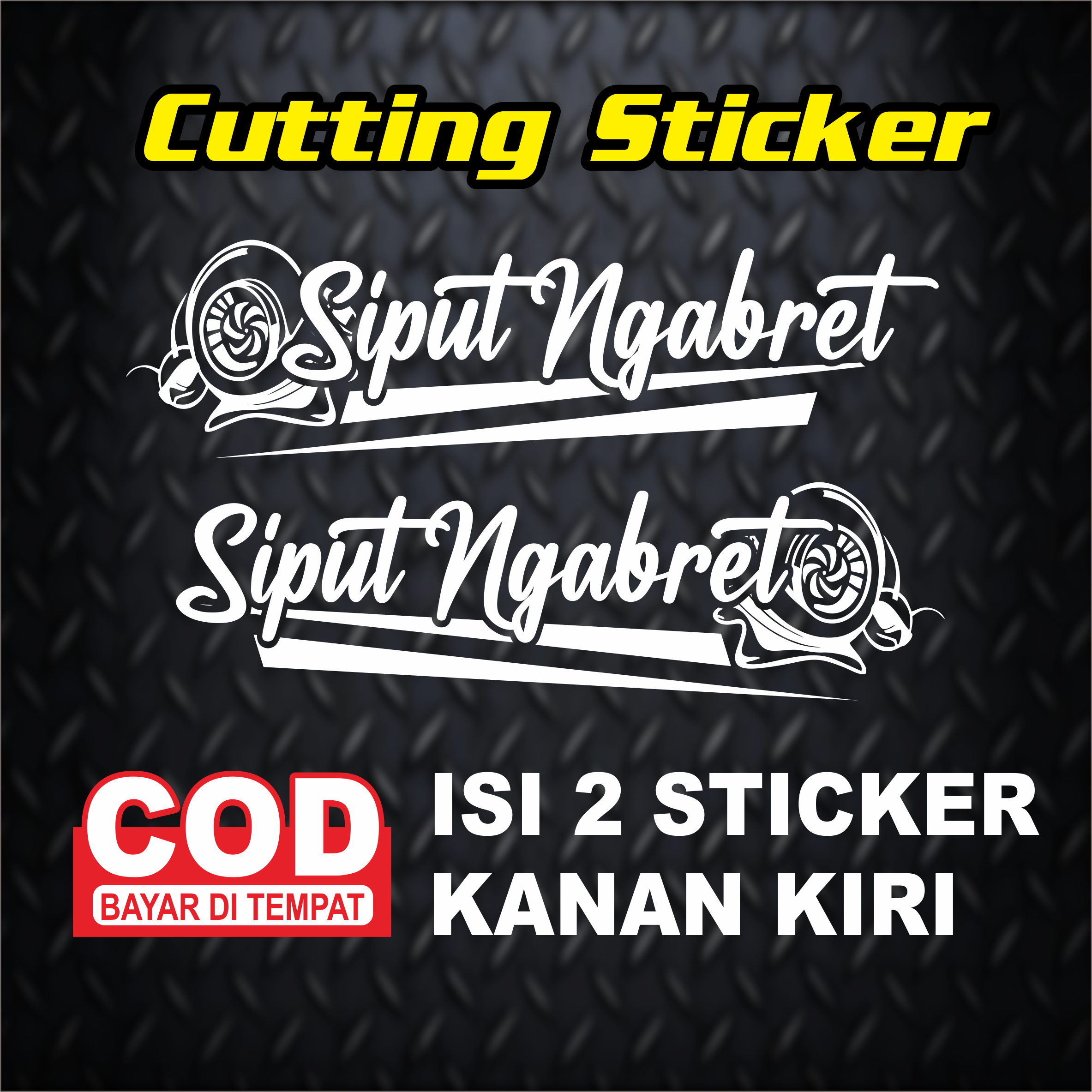 sticker cutting motor SIPUT NGABRET Cutting sticker variasi motor bahan ...