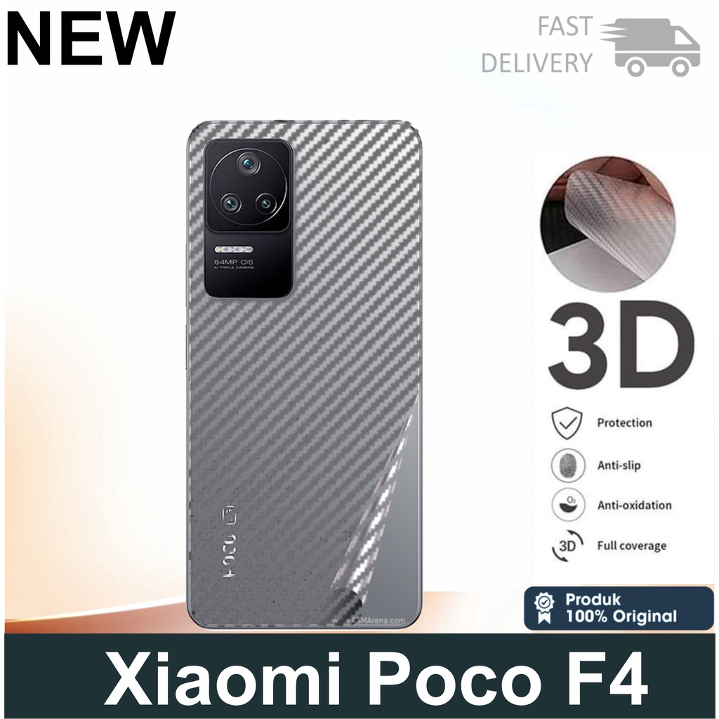 Skin Carbon Poco F4 5G (2022) Skin Carbon Belakang Handphone | Lazada ...