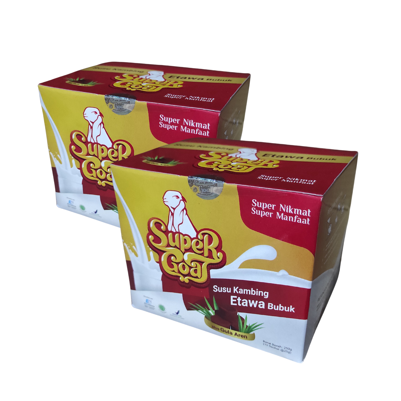 Susu Super Goat Gula Aren / Susu Kambing Etawa Bubuk Plus Gula Aren Isi ...