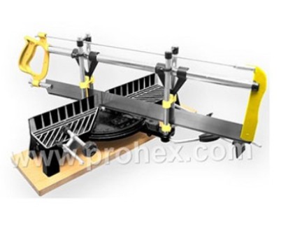 Gergaji Pigura Bingkai Manual Prohex Clamping Mitre Saw Potong Sudut