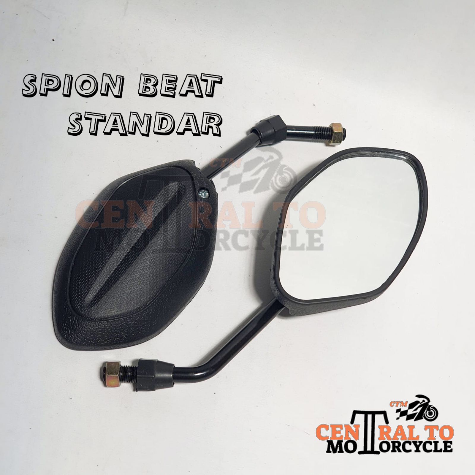 SPION BEAT STANDAR POLOS HITAM DRAT HONDA | Lazada Indonesia