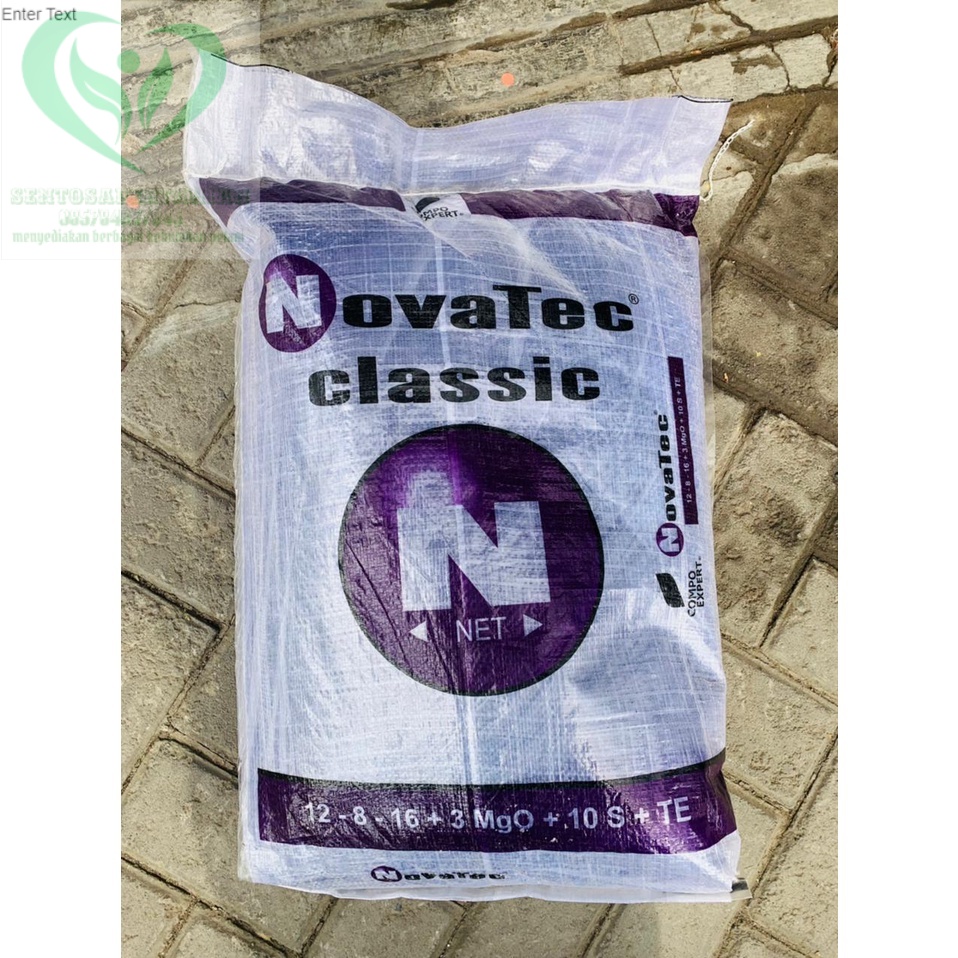Pupuk Novatec classic 12-8-16+3mgo+10s+TE isi 25kg dari BEHN MEYER ...