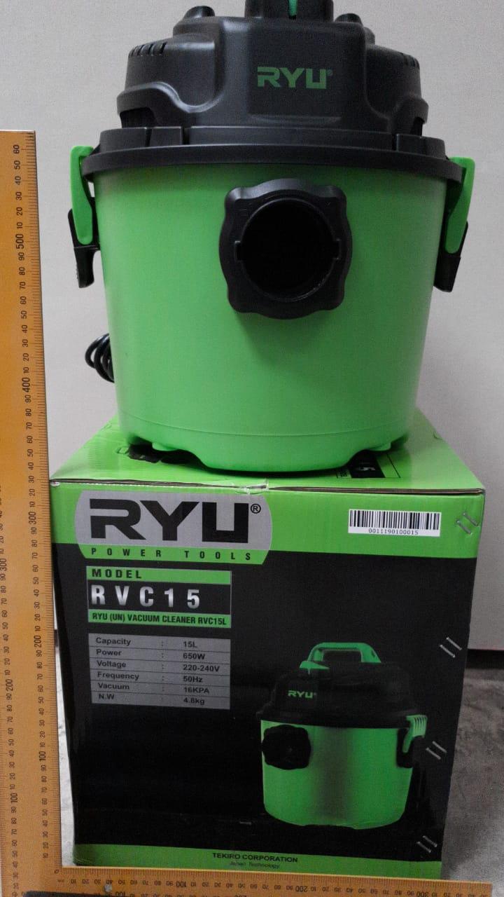 RYU Mesin Vacum RCV15L Cleaner Sedot basah kering Vacuum Cleaner fisch ...