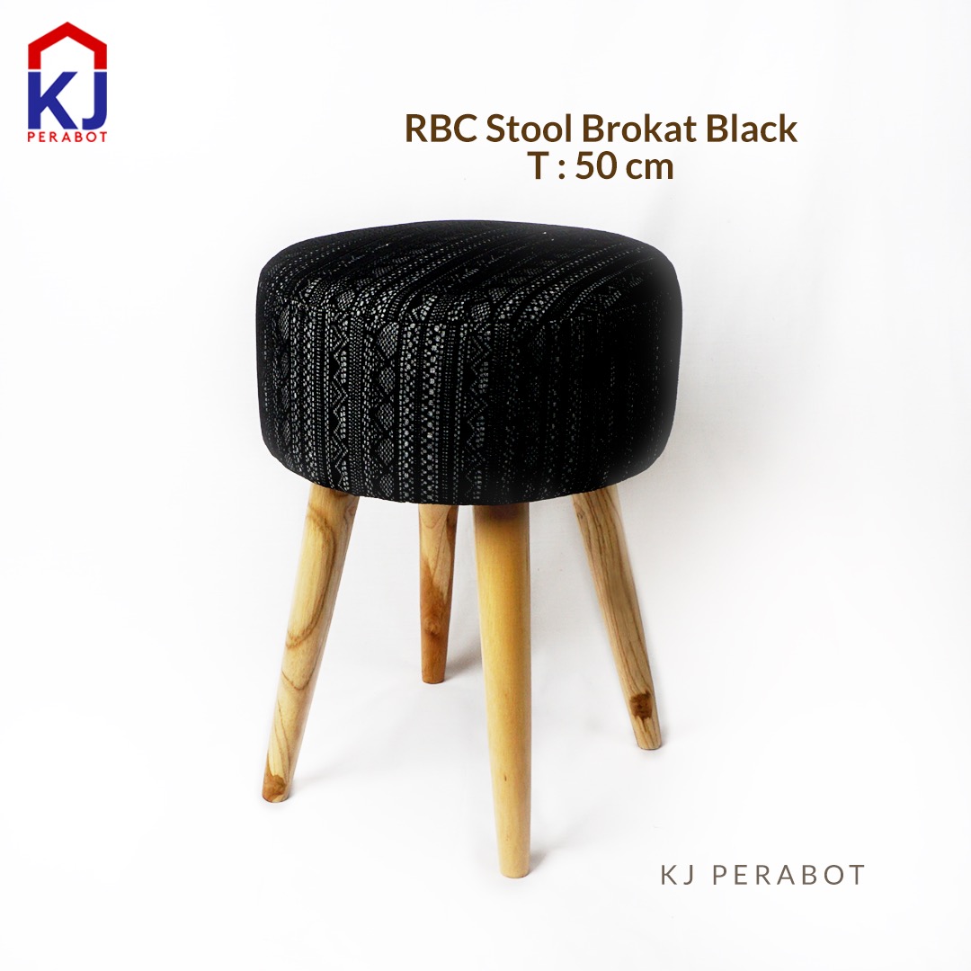KJ Perabot - Rbc Stool Brokat Almond | Lazada Indonesia