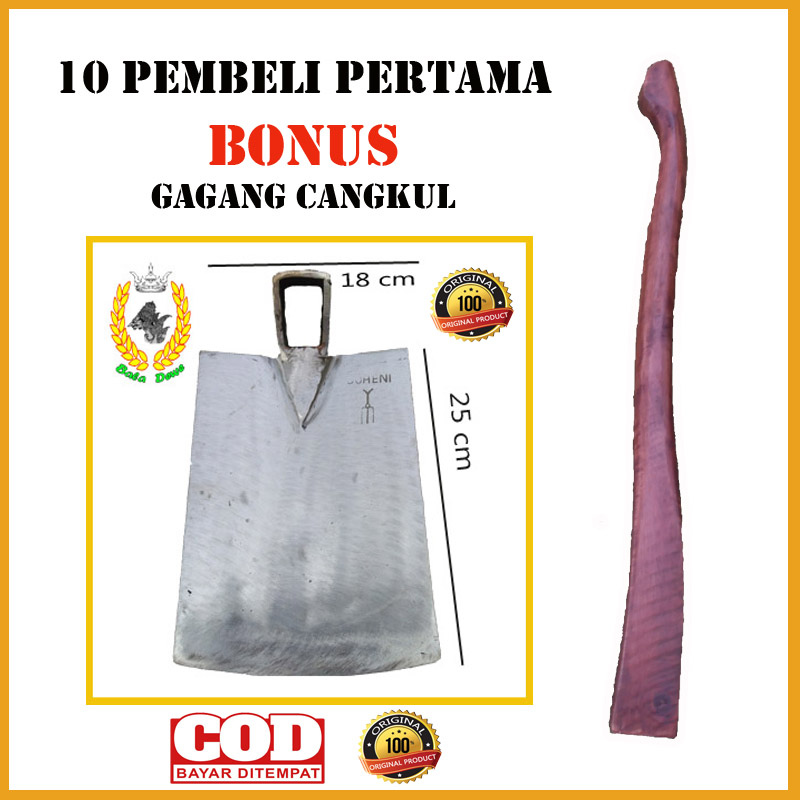 cangkul / pacul cocok untuk sawah dan kebun ukuran 18 cm | Lazada Indonesia