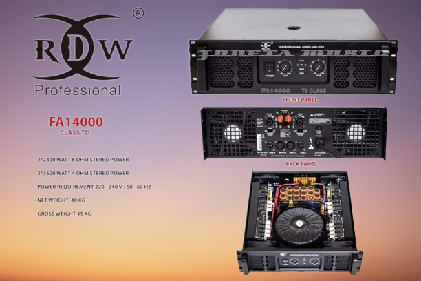 POWER Amplifier GT-LAB FA 14000 ORIGINAL BY RDW PROFESSIONAL | Lazada ...