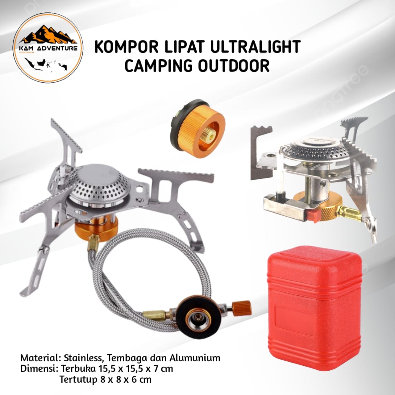 [COD] kompor lipat ultralight camping outdoor - kompor mini lipat ...