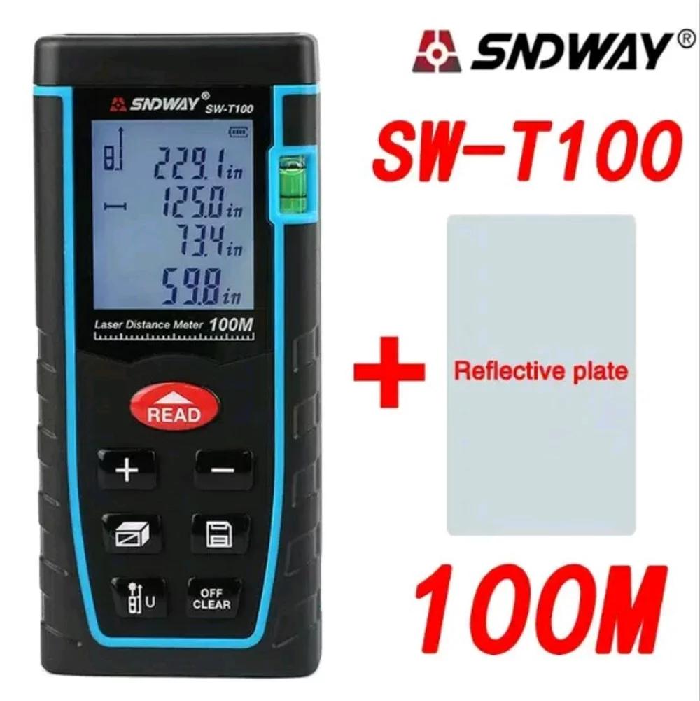 Harga Promo Meteran Laser 100M Digital Laser SNDWAY SW-T 100 | Lazada ...