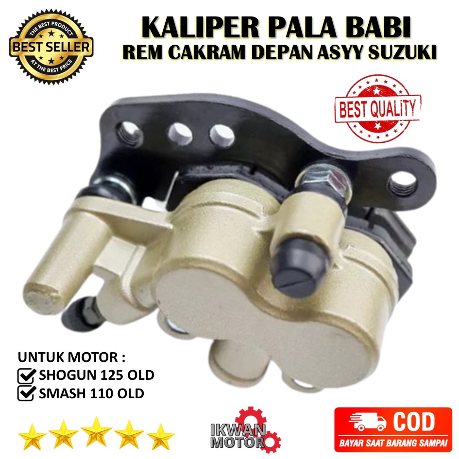 Kaliper Pala Babi Rem Cakram Depan Assy Suzuki Shogun 125 Old / Smash 110 Old - 59100B07H21N000 ...
